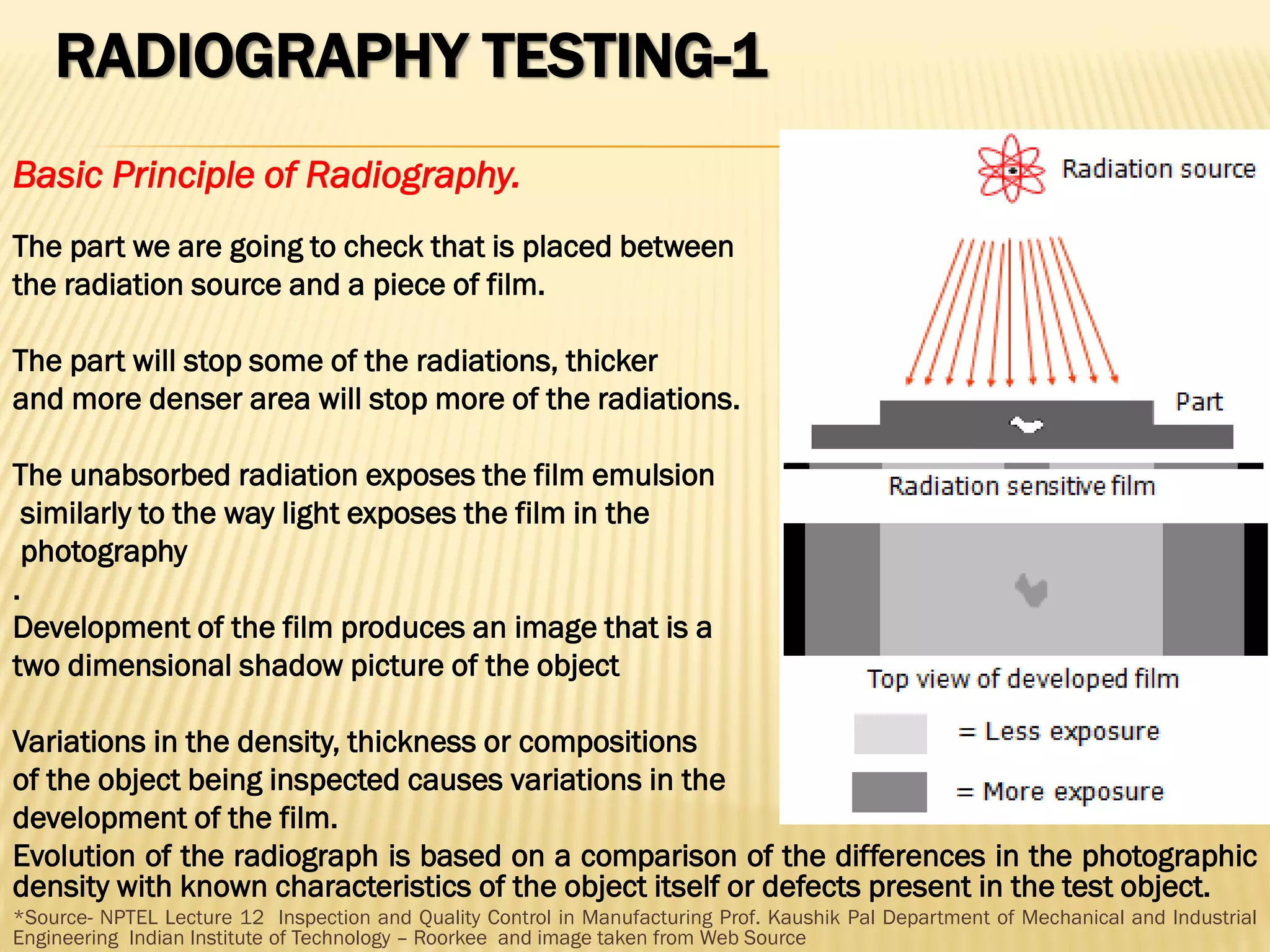 Radiography testing part 1by rohit sahu | PDF