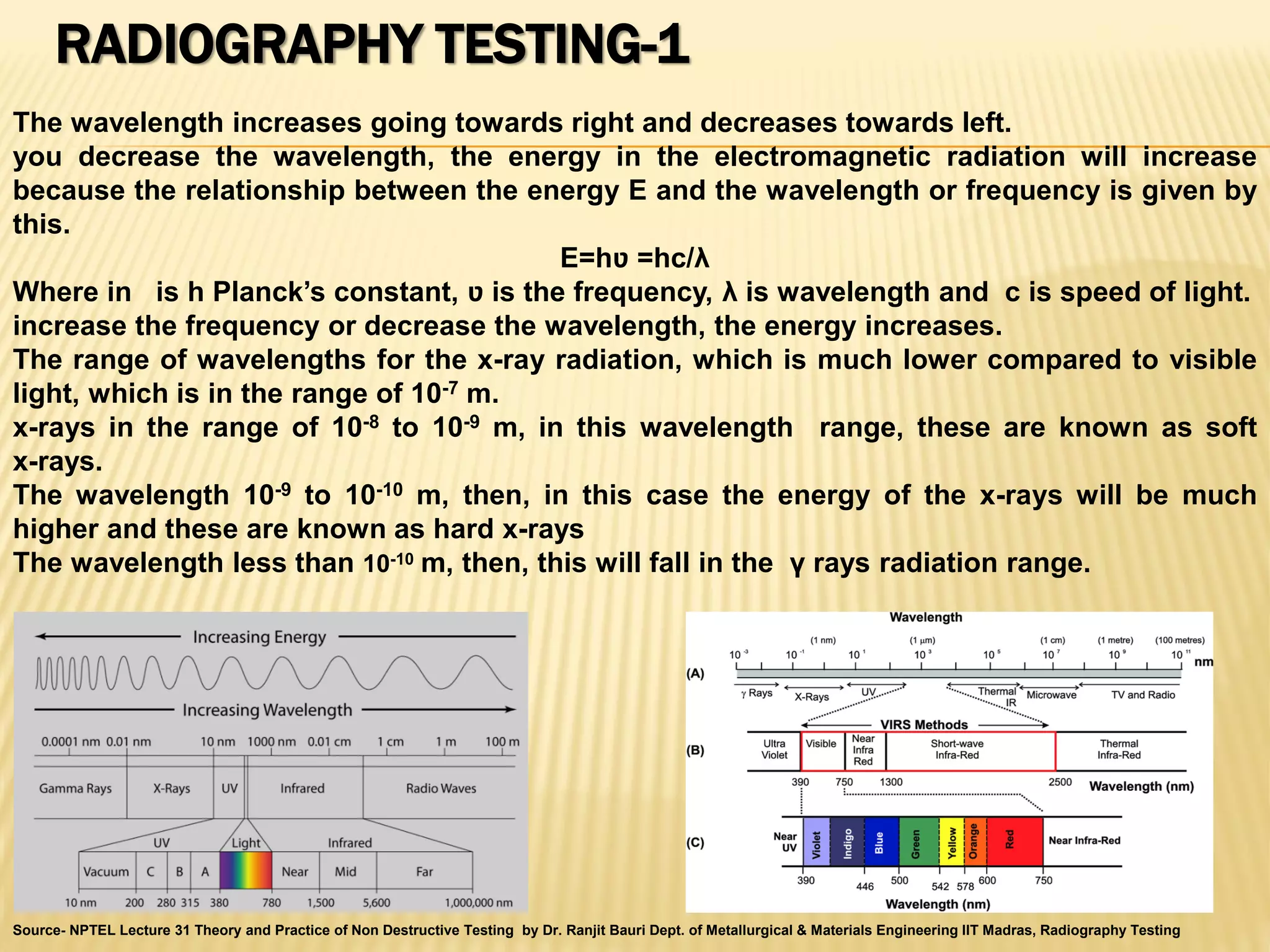 Radiography testing part 1by rohit sahu | PDF