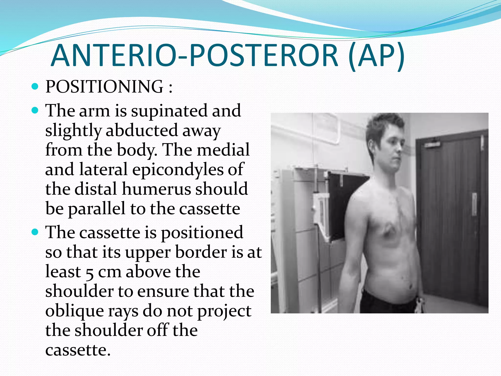 Radiograpic views for shoulder joint | PPTX