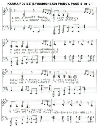 Radiohead karma police | PDF