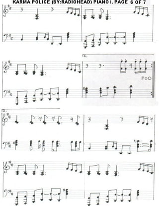Radiohead karma police | PDF