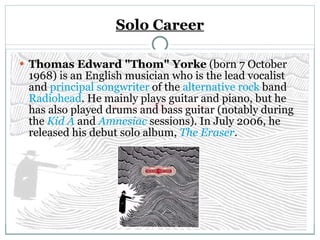 Radiohead sample powerpoint | PPT