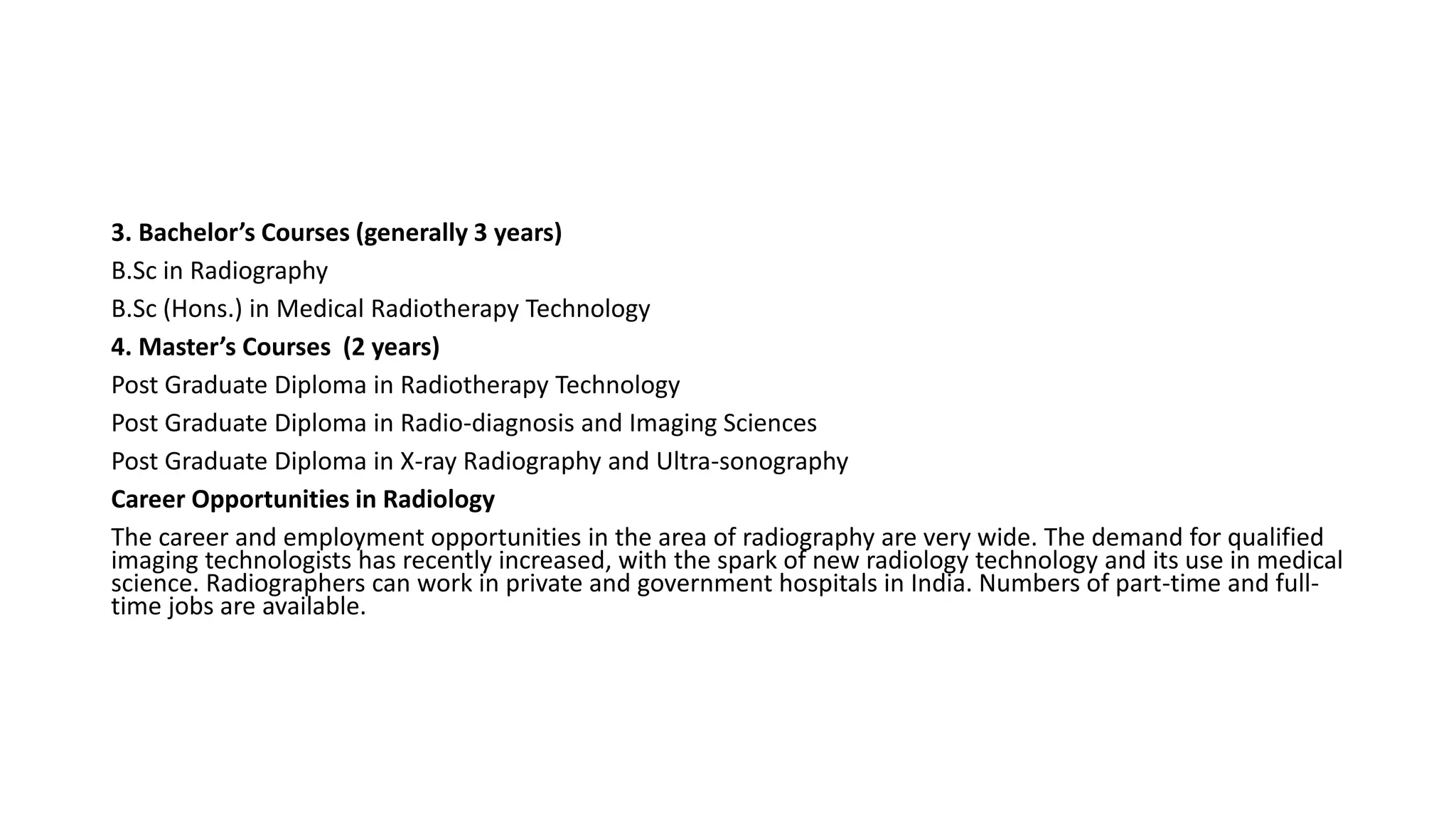 Radio Imaging Technology - Scopes, Courses, & Careers | PPTX