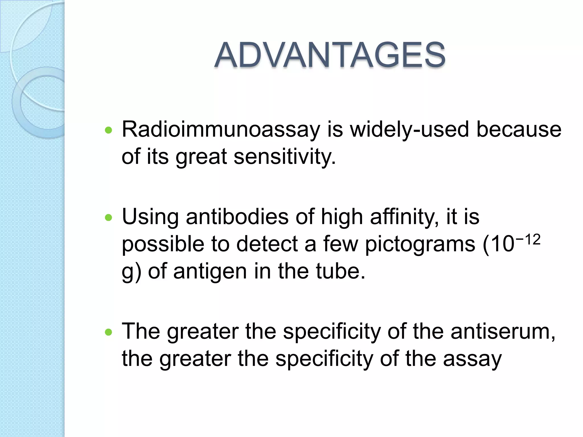 Radio immuno assay | PPT