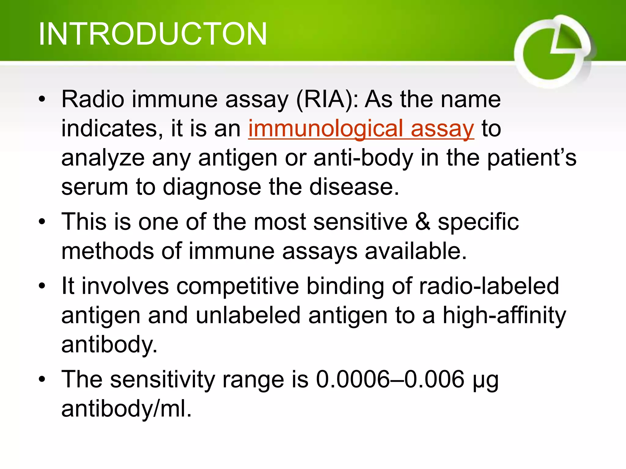 Radioimmunoassay | PPTX