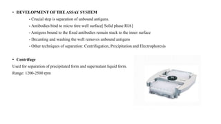 Radio immuno assay | PPTX