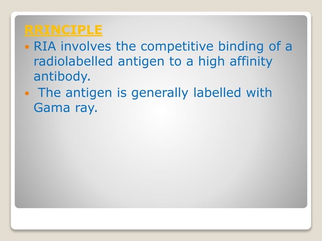 Radio immuno assay, RIA, by kk sahu | PPT