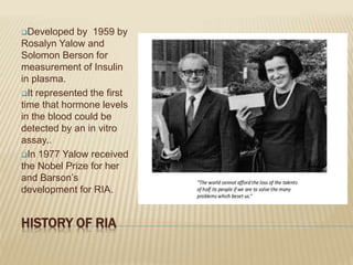 Radioimmunoassay | PPTX