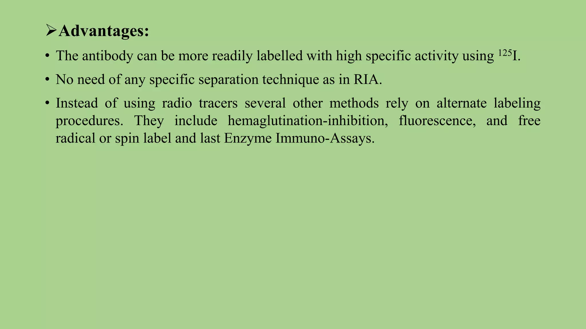 Radio immunoassay (RIA) | PPTX
