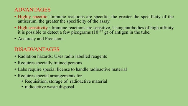 Radio immunoassay (RIA) | PPTX | Chemistry | Science