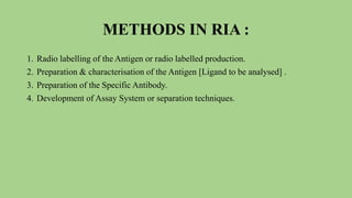 Radio immunoassay (RIA) | PPTX