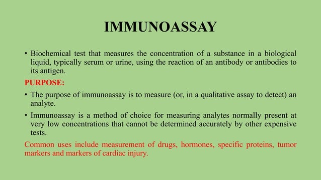 Radio immunoassay (RIA) | PPTX | Chemistry | Science
