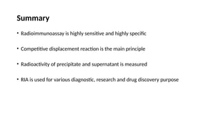 Radioimmunoassay ppt by dr Saurabh maurya | PPTX