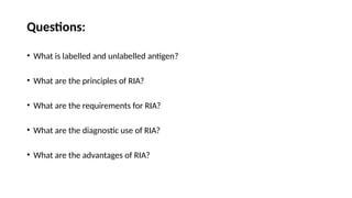 Radioimmunoassay ppt by dr Saurabh maurya | PPT