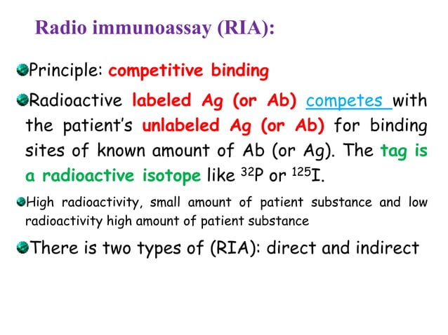 Radio Immuno Assay, Immuno Fluorescent Test, Lab 4.pptx