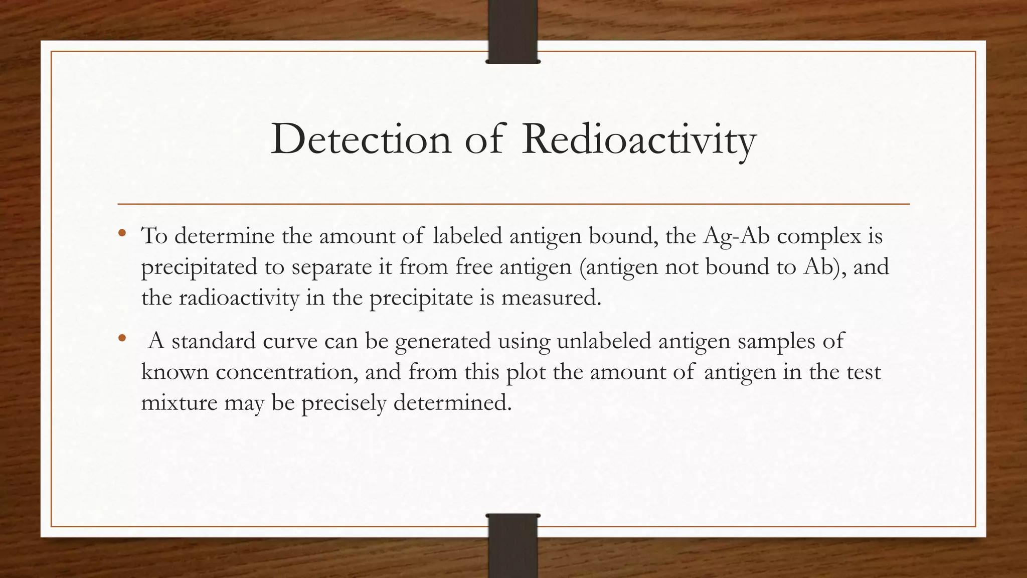 Radioimmunoassay (RIA) | PPTX