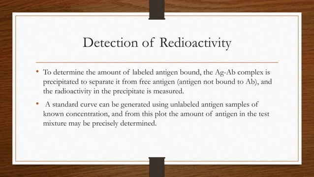 Radioimmunoassay (RIA) | PPTX | Medical Tests | Medical Health