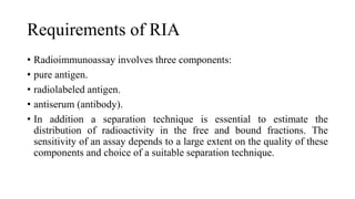 Radio immuno assay pptx | PPTX
