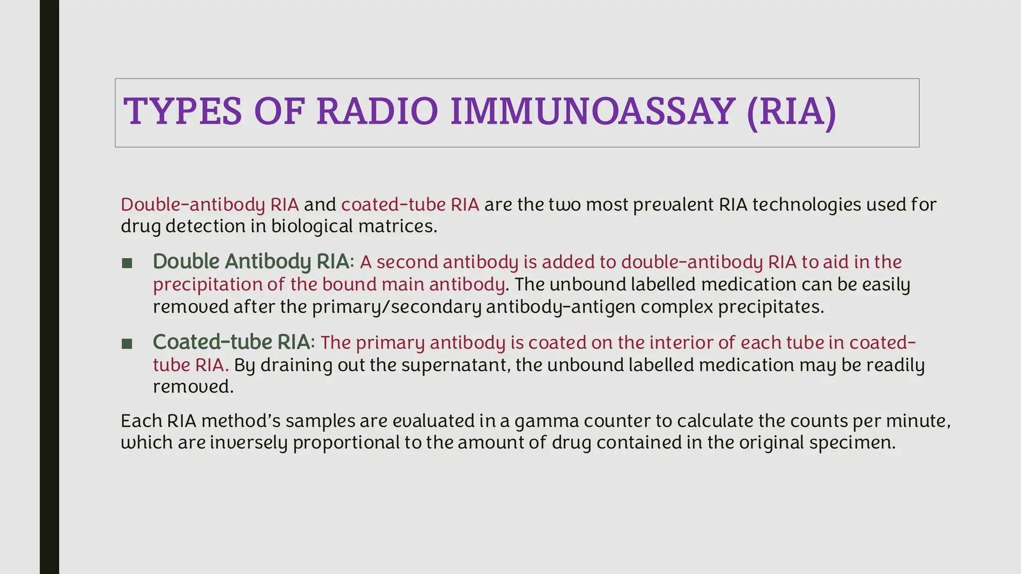 Radio immuno assay (RIA) technique and its procedure | PDF