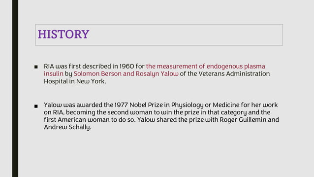 Radio immuno assay (RIA) technique and its procedure | PDF