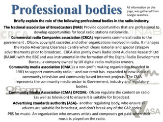 Radio industry | PPTX