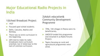 Radio in Education | PPTX