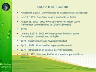 Radio in india | PPTX