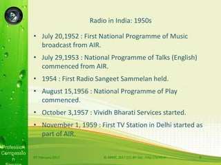 Radio in india | PPTX