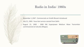 Radio in india | PPTX