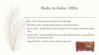 Radio in india | PPTX