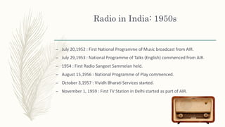 Radio in india | PPTX