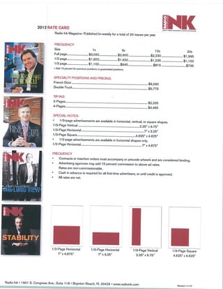Radio ink media kit | PDF