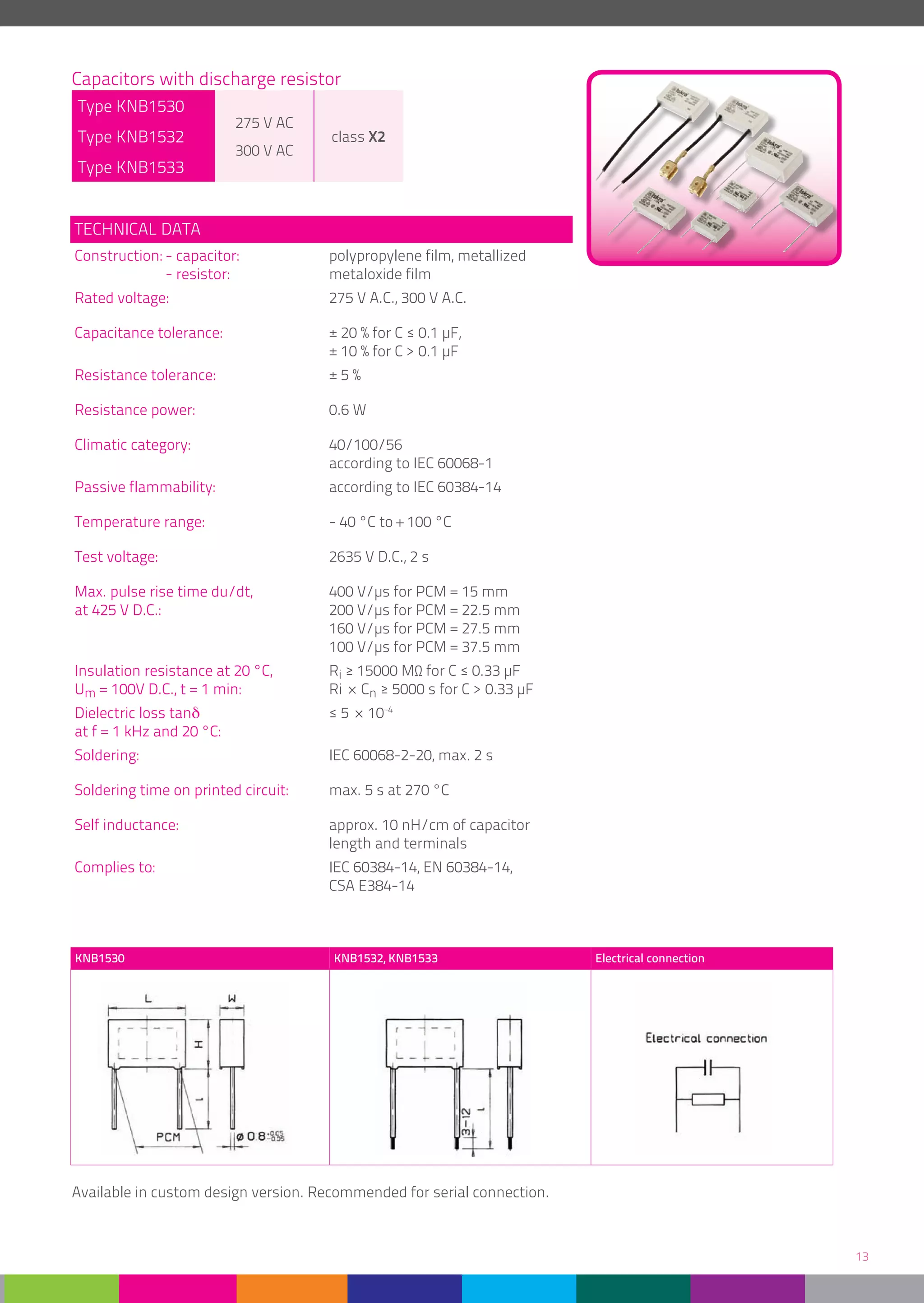 Radio Interference Suppression Capacitors and Filters | PDF