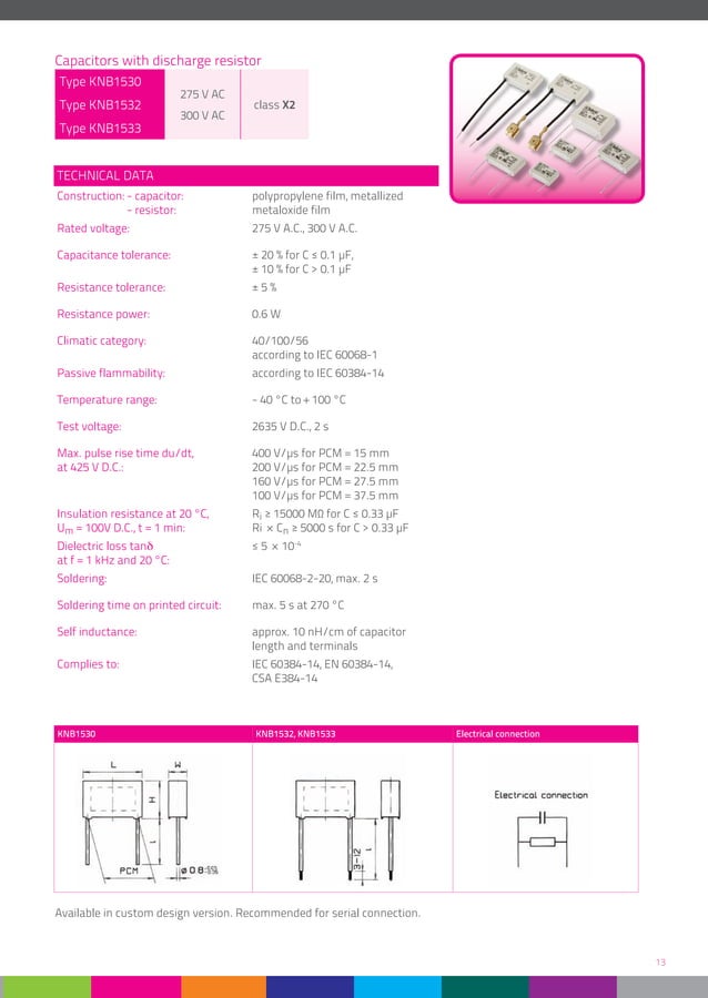 Radio Interference Suppression Capacitors and Filters | PDF | Radio ...