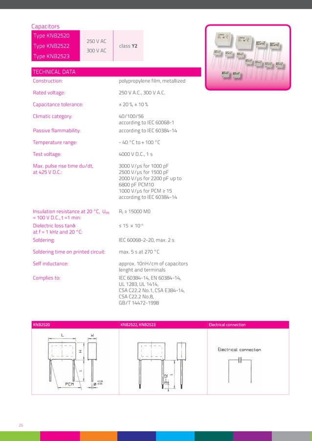 Radio Interference Suppression Capacitors and Filters | PDF | Radio ...