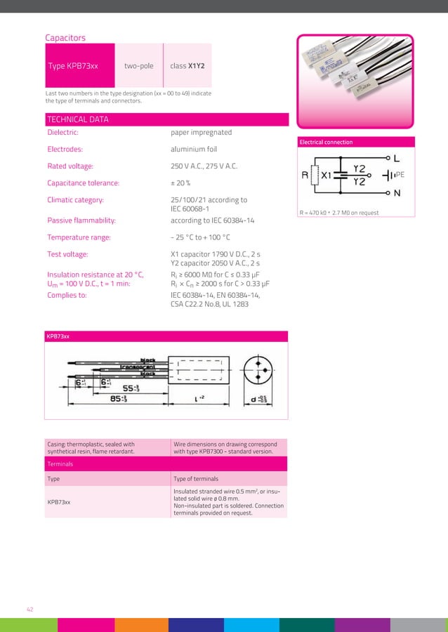 Radio Interference Suppression Capacitors and Filters | PDF | Radio ...