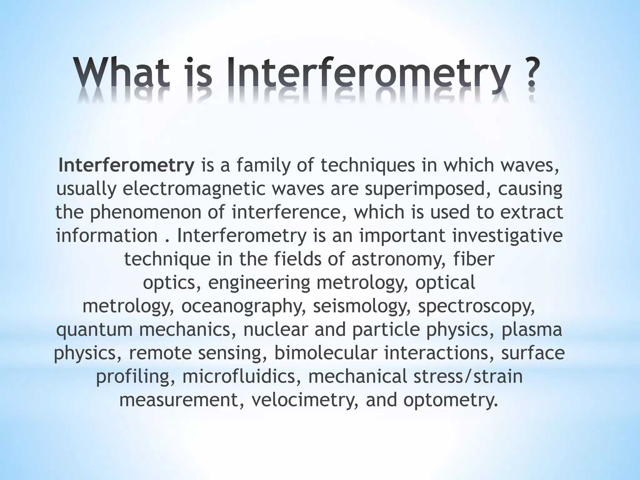 Radio interferometery | PPT