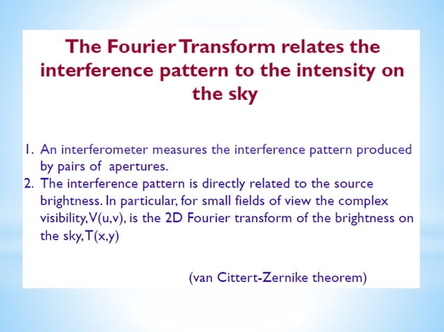 Radio interferometery | PPT