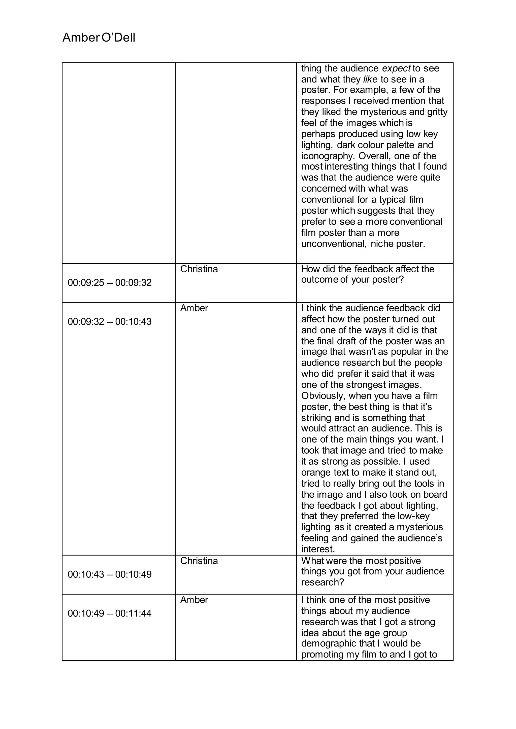 Radio interview script | DOCX