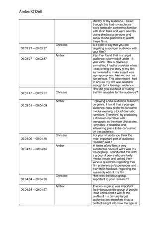 Radio interview script | DOCX