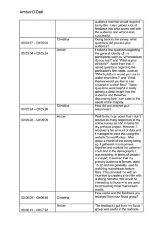 Radio interview script | DOCX
