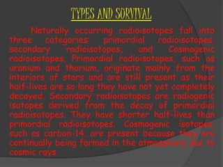 Radioisotopes | PPTX