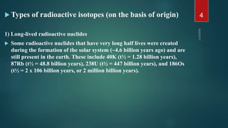 Radio isotopes | PPTX