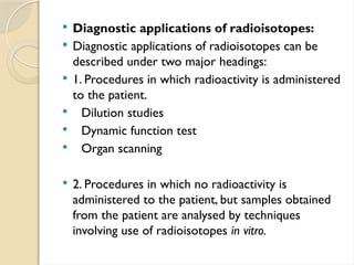 radio isotopes full notes with proper description | PPTX