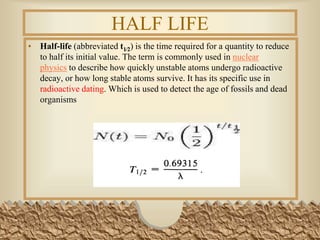 Radioisotopes and their biological effect | PPTX
