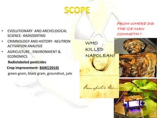 Radioisotopes in biology | PPTX