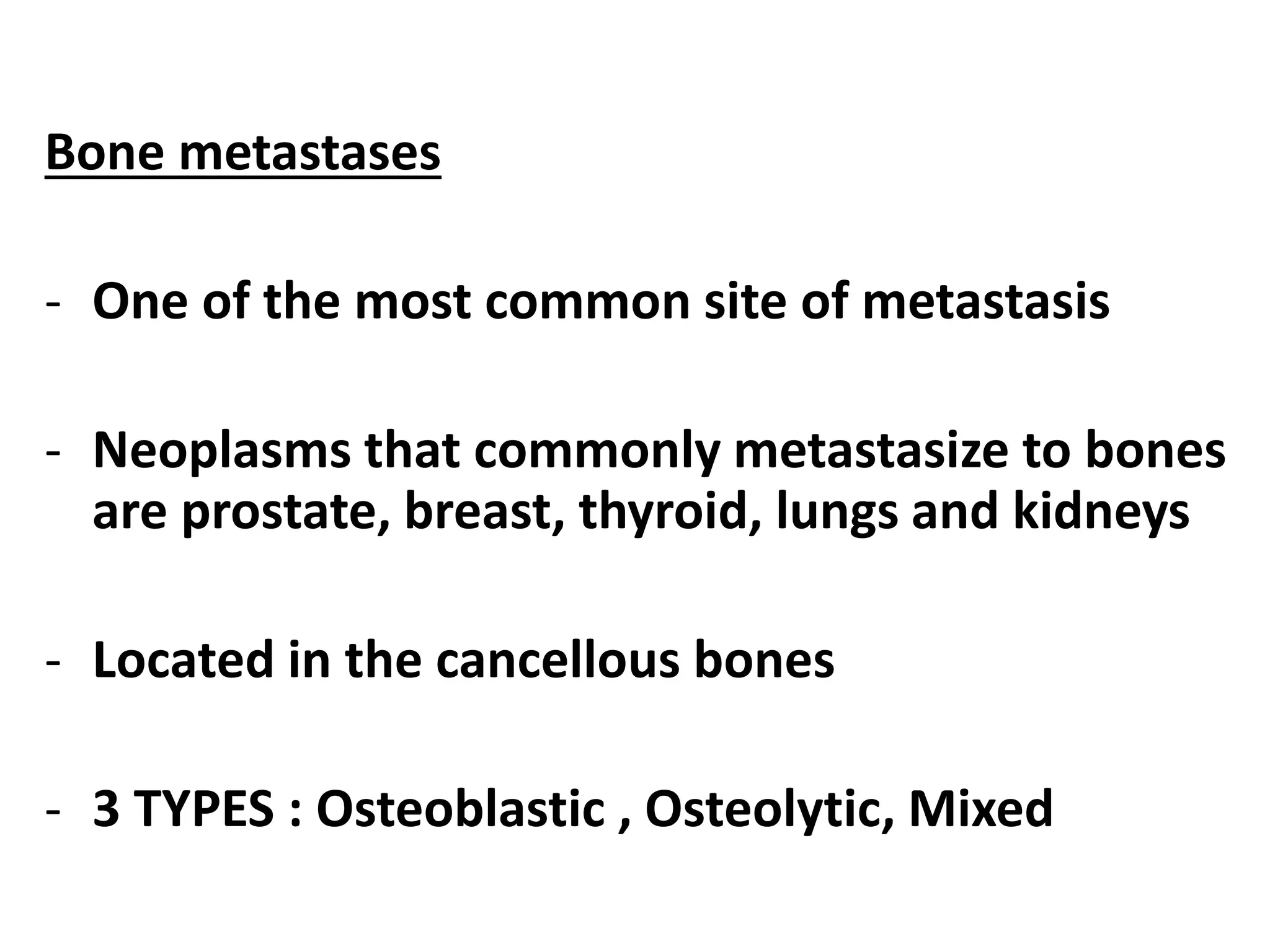 Radioisotopes in the management of bone metastases | PPTX