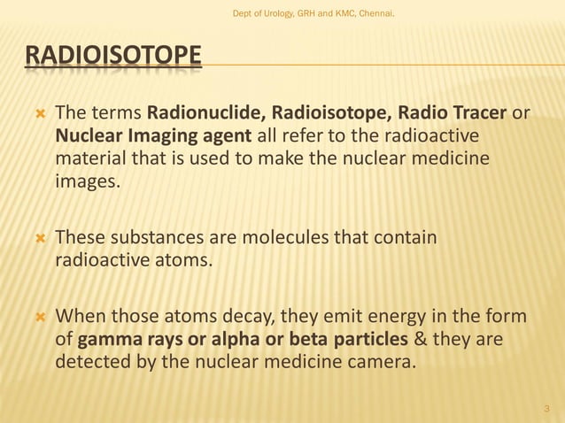Radioisotopes in urology | PPT