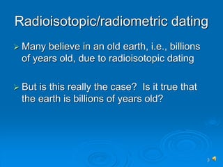 Radioisotopic or radiometric dating.pptx