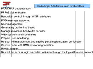 Radiojungle AAA RADIUS introduction | PPT